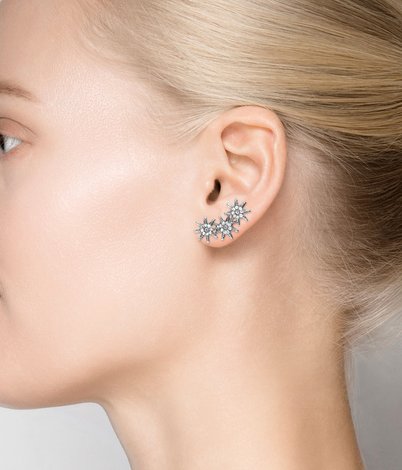 Starburst Ear Crawler Earrings – Capwell + Co